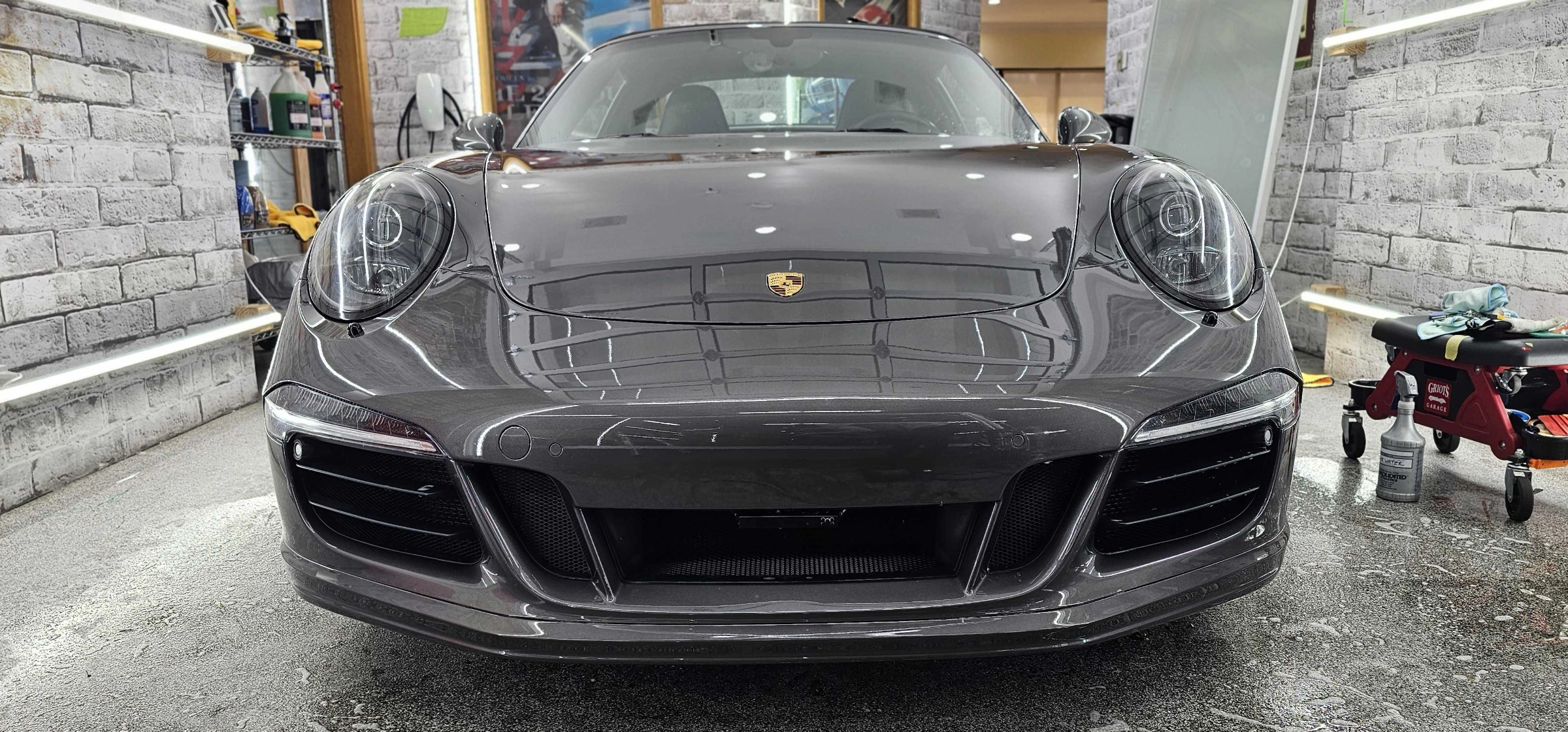 2016 Porsche 911 Targa 4 GTS - Grey PPF Process - WrapJax | Seattle ...